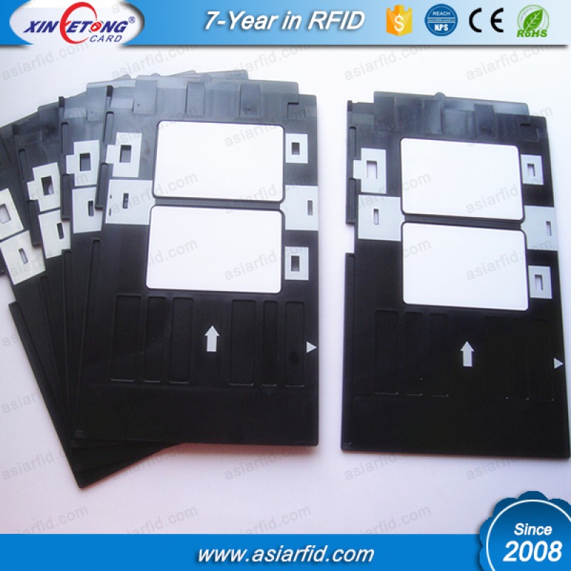Both sides printable inkjet PVC ID card tray for Epson printers R220 ...